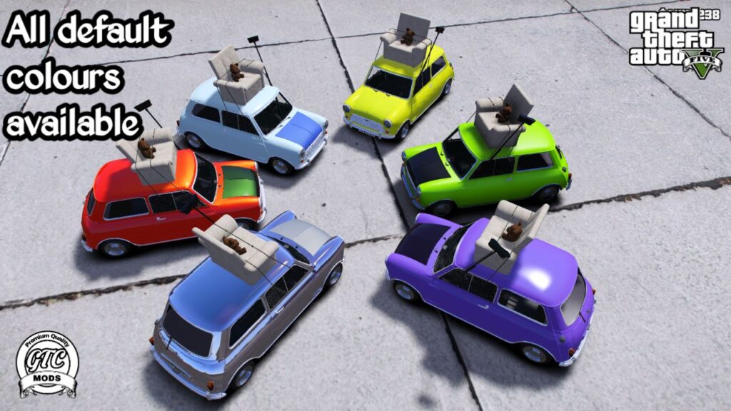 GTA 5 :- Small Mr Bean Mini Cooper Car for Babies [Singleplayer/Fivem ...